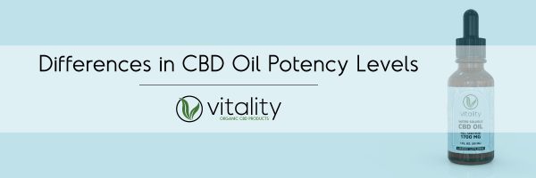 Differences in CBD Oil Potency Levels | Vitality CBD News