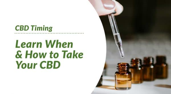 CBD Timing: Learn When & How to Take Your CBD - Vitality CBD, Inc.